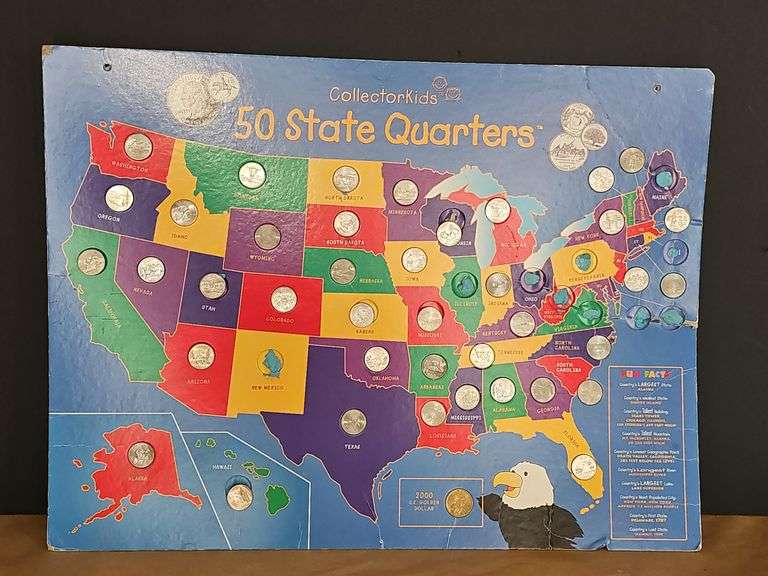Collector kids "50 State Quarters" - Baker Auctions & Real Estate, LLC