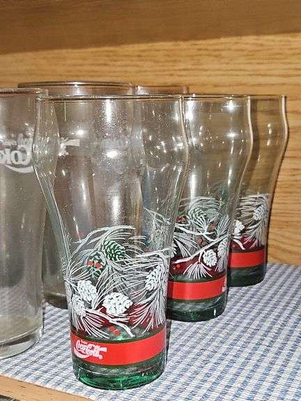 Coca-Cola glasses - Baker Auctions & Real Estate, LLC