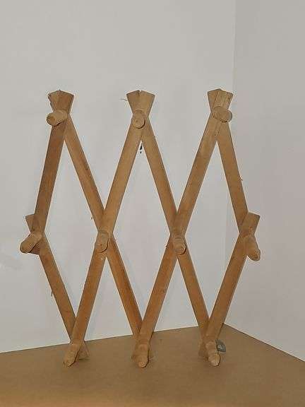 Expandable wooden wall racks - Baker Auctions & Real Estate, LLC