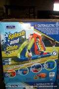 SPORTS POWER SPLASH & SLIDE WATER SLIDE ELECTRIC MODEL: 2517-C, 11'.5 ...
