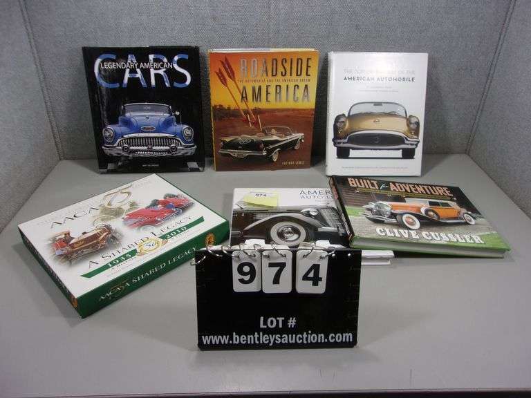 LOT: 6 AUTOMOBILE HISTORY BOOKS - ROADSIDE AMERICA, SHARED LEGACY ...