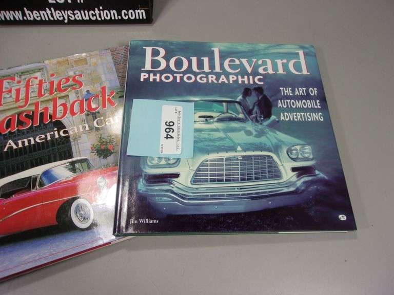 LOT: 3 AUTOMOBILE HISTORY BOOKS - BOULEVARD PHOTO, FIFTIES FLASHBACK, RAGTOPS - Bentley ...