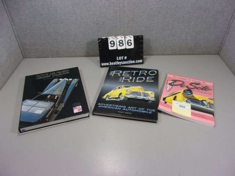 LOT: 3 AUTOMOBILE HISTORY BOOKS - DESOTO, RETRO RIDE, MOTOR CAR MUSEUM ...