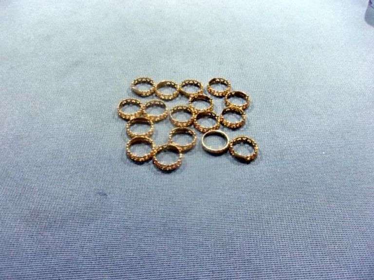 BAG JEWELRY: ASSORTED RINGS - 14 OZ. - Bentley & Associates, LLC