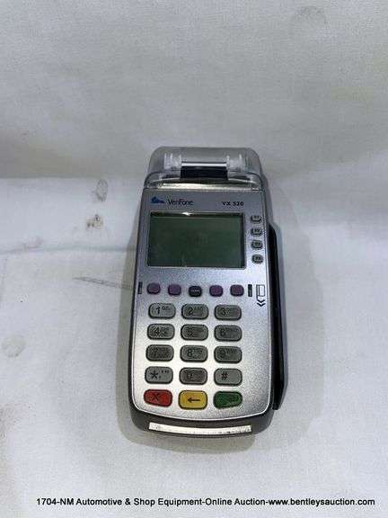 VERIFONE VX520 DUAL COM 160MB CREDIT CARD MACHINE W/ PAPER ROLLS ...