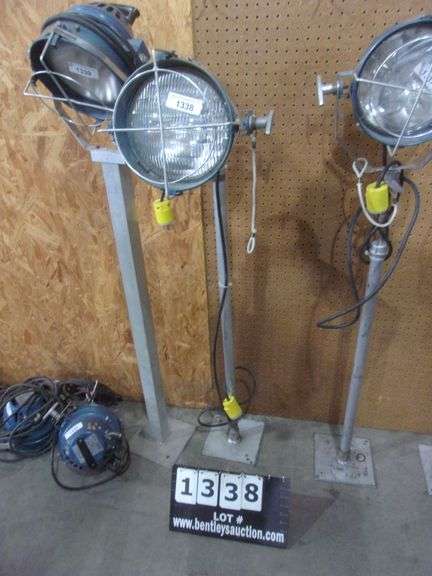 COLOR TRAN LCQ-II CINE QUEEN-11 STAGE HALOGEN FLOOD LIGHT W/ POLE ...