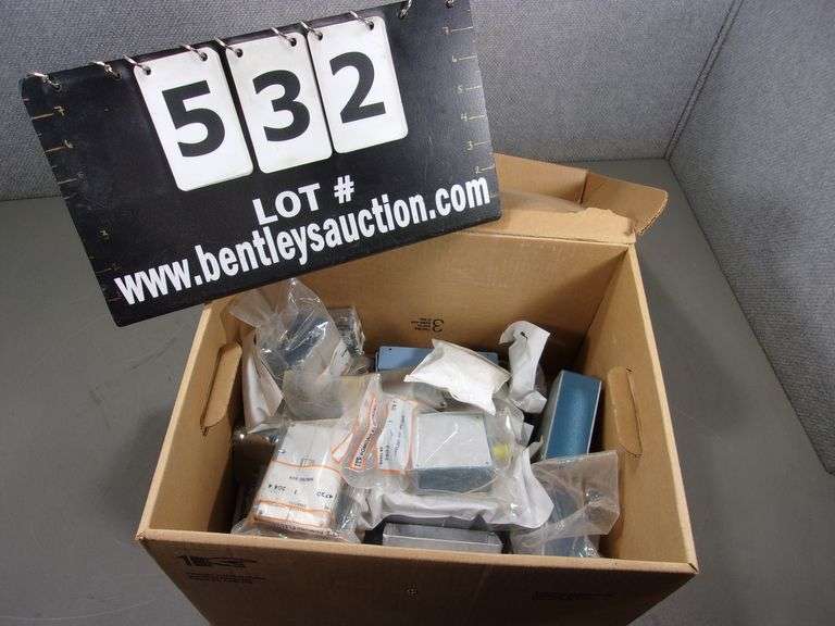 BOX: ASSORTED RF MODULE BOXES & CONNECTORS - Bentley & Associates, LLC