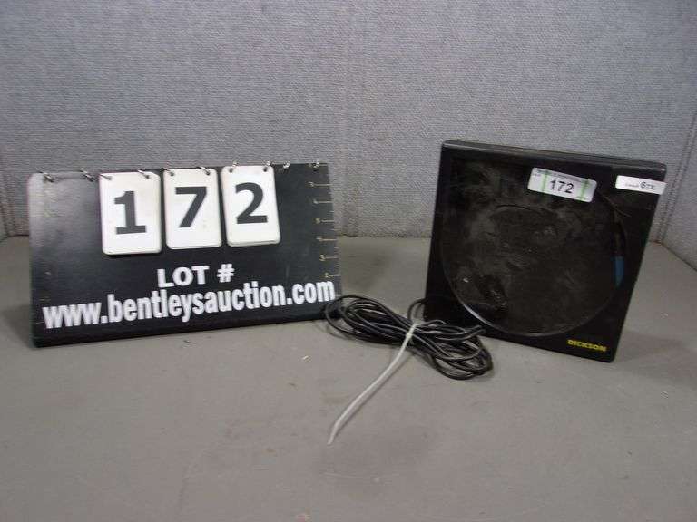 DICKSON TH803 CHART RECORDER - Bentley & Associates, LLC