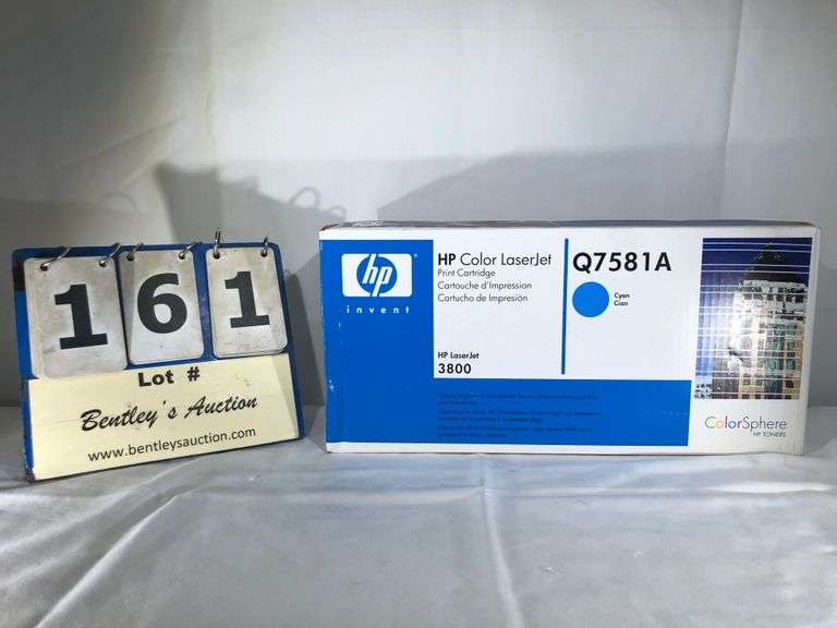HP Q7581A TONER-CYAN - Bentley & Associates, LLC