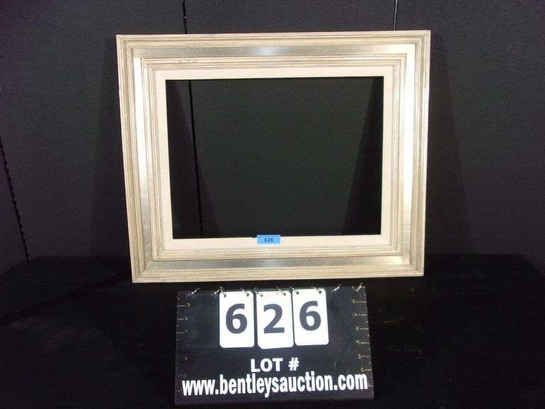 ANTIQUED SILVER WOOD FRAME, 18 X 24 & 26-1/4 X 32-1/4 - Bentley ...