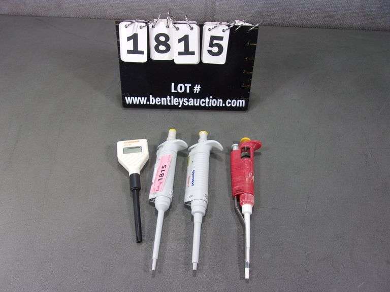 (4) EPPENDORF, MOLECULAR MECHANICAL PIPETS - 10-200 & CORNING PH-30 ...