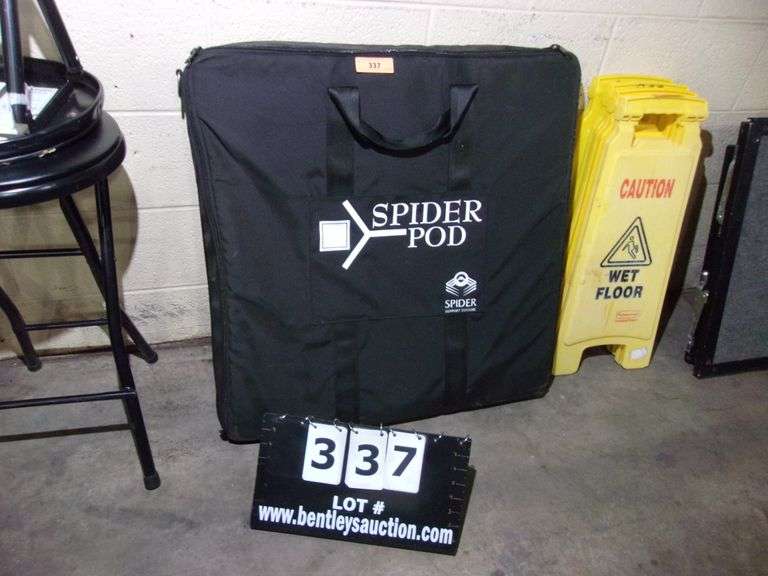 SPIDER POD PORTABLE TRIPOD RAISER & STANDING PLATFORM W/ CARRYING BAG ...