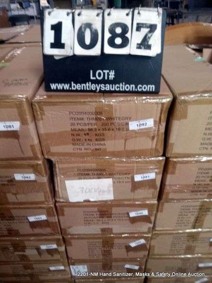BOX: DIGITAL THERMOMETERS MODEL: MT-218 (10 BOXES IN THE LARGE BOX ...