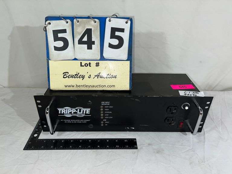 TRIPP-LITE SPIKE AND LINE NOISE FILTER - Bentley & Associates, LLC