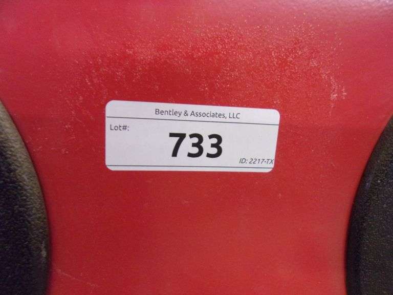 RED METAL SAND BLASTING BOX - Bentley & Associates, LLC