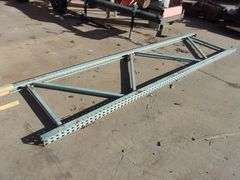 (1) 13' X 42” BLUE TEAR DROP PALLET RACKING UPRIGHT - Bentley ...