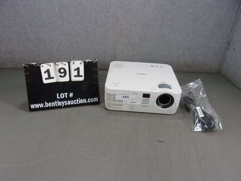 NEC PROJECTOR, MODEL VE281 - Bentley & Associates, LLC