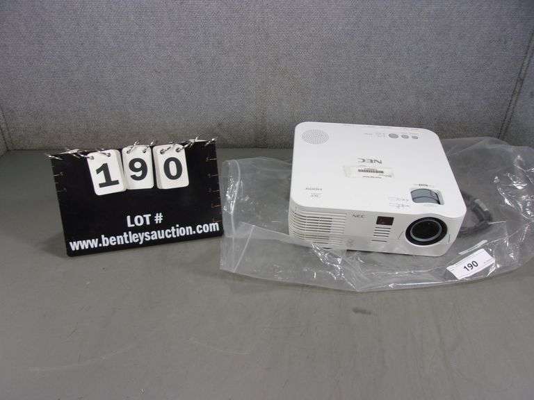 NEC PROJECTOR, MODEL VE281 - Bentley & Associates, LLC