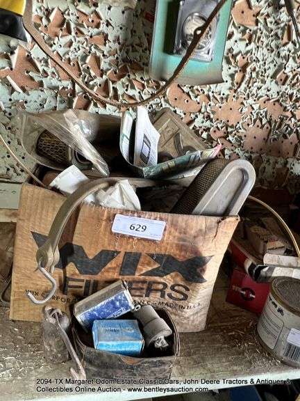 BOX: AIR FILTERS, LICENSE PLATE - Bentley & Associates, LLC