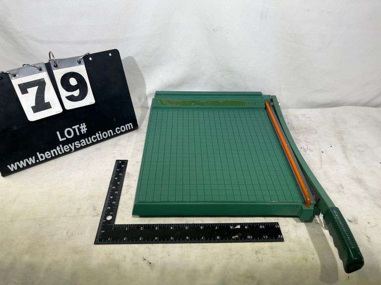 Premier Paper Trimmer Guillotine Martin Yale W12 Green Board Trimmer ...