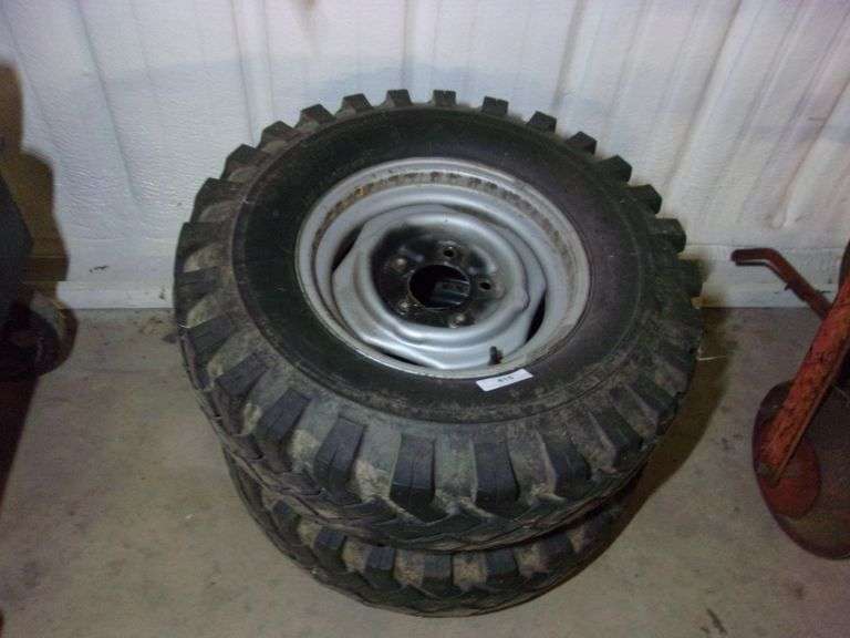 LOT: (2) SAFE MARK TRACTOR WHEELS AND TIRES L78-15LT - Bentley ...