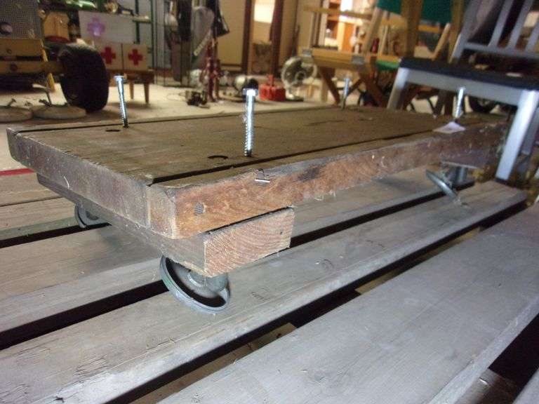 WOODEN MECHANICS DOLLY - Bentley & Associates, LLC