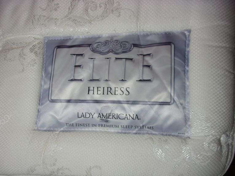 LADY AMERICANA ELITE HEIRESS KING MATTRESS & WOODEN BLUE HEADBOARD ...