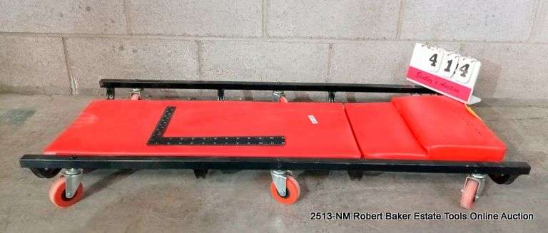 RED AUTOMOTIVE FLOOR CREEPER - Bentley & Associates, LLC