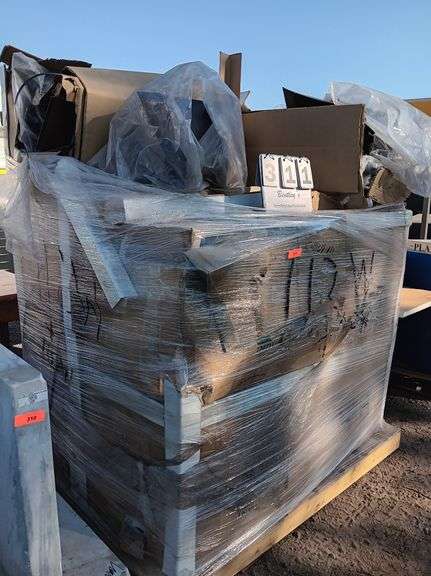 PALLET: ASSORTED METAL BASE ACCESSORIES - Bentley & Associates, LLC