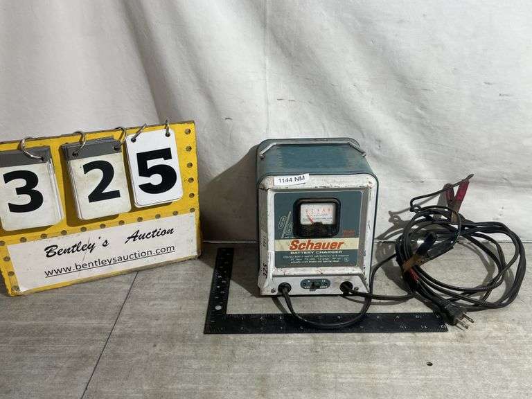 SCHAUER BATTERY CHARGE, MODEL B4612 - Bentley & Associates, LLC