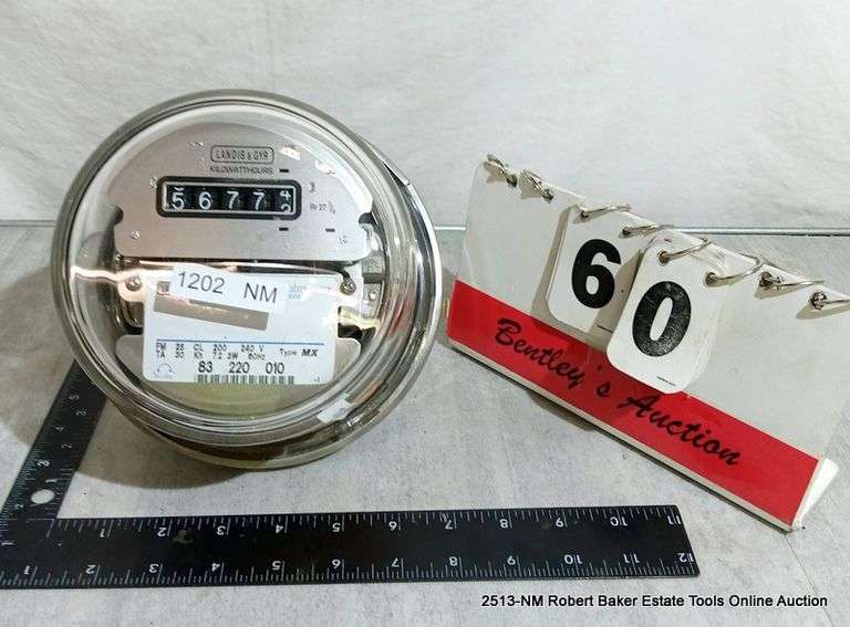 LANDIS & GYR SINGLE STATOR ELECTRICITY METER - Bentley & Associates, LLC