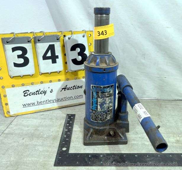 HYDRAULIC JACK BOTTLE JACK, 6-TON CAP - Bentley & Associates, LLC