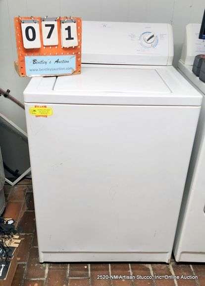 KENMORE 400 SERIES MODEL 110.27422600 WASHER - Bentley & Associates, LLC