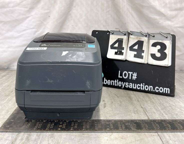 ZEBRA GX430T PRINTER - MISSING CORD - Bentley & Associates, LLC