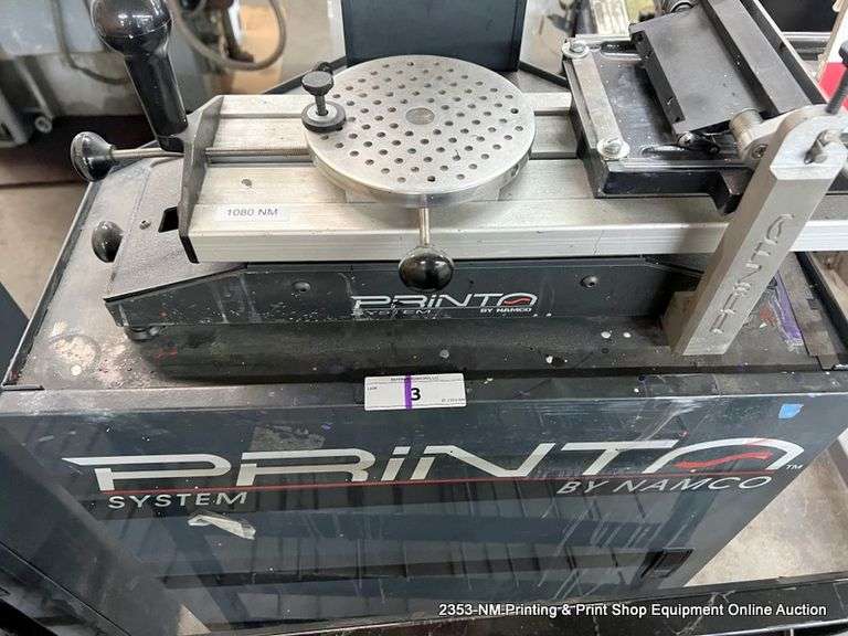 NAMCO PRINTA PAD/CYLINDRICAL PRINTING SYSTEM - Bentley & Associates, LLC