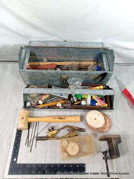 TOOLBOX: PAINT BOTTLES, GLUE, POLISH CHALK, MALLET - Bentley ...