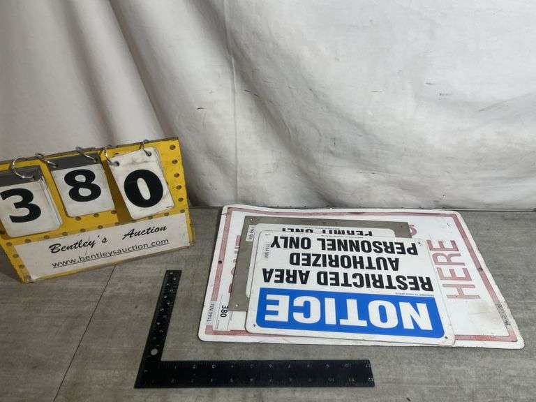 ASSORTED SIGNS - Bentley & Associates, LLC