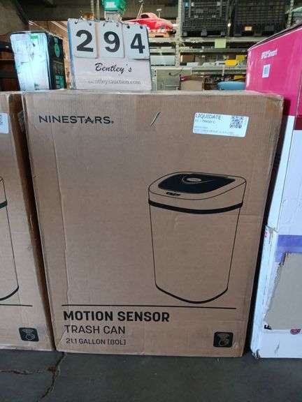 NINE STARS MOTION SENSOR TRASH CAN - Bentley & Associates, LLC