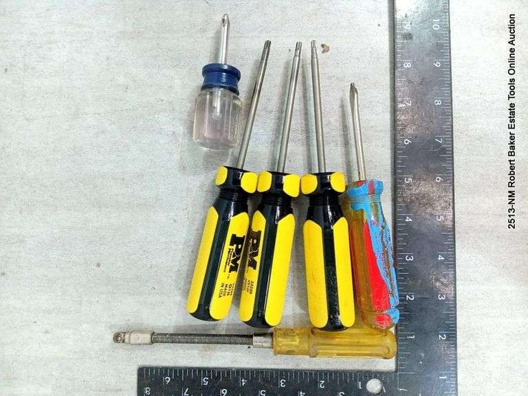 BIN: ASSORTED STAR HEAD SCREWDRIVERS - CONTENTS ONLY - Bentley ...