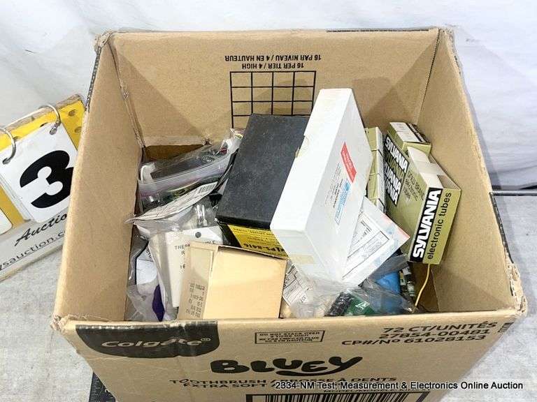 BOX: ELECTRONIC TUBES, TRANSFORMER, MISC ELECTRONICS - Bentley ...