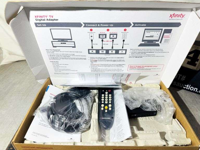 XFINITY DIGITAL TV ADAPTER - MISSING PIECES - Bentley & Associates, LLC