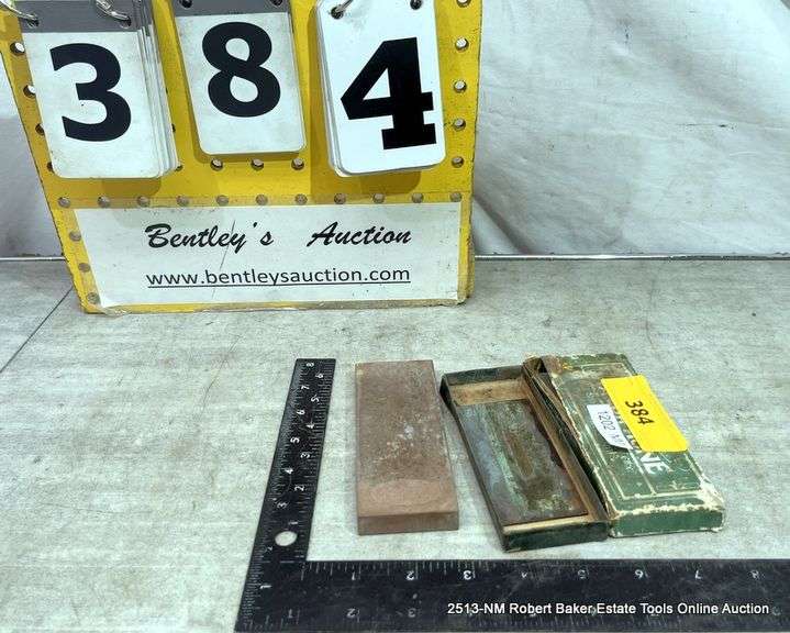 BOX: RAZOR STONE SHARPENING STONE - Bentley & Associates, LLC