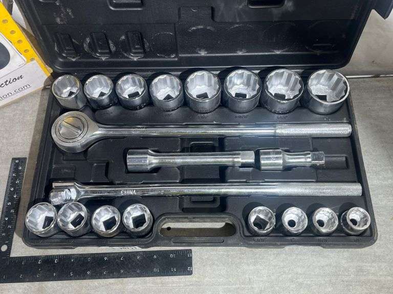 PITTSBURGH 20 PIECE JUMBO SOCKET SET - 3/4" DRIVE, 7/8"-2" - Bentley ...