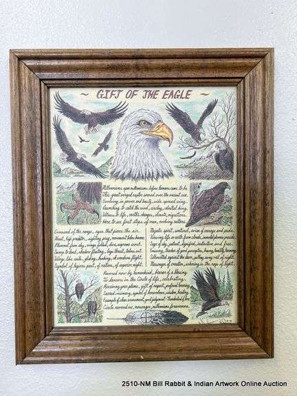 GIFT OF THE EAGLE NAHOME - 1997, 13 X 10 - Bentley & Associates, LLC