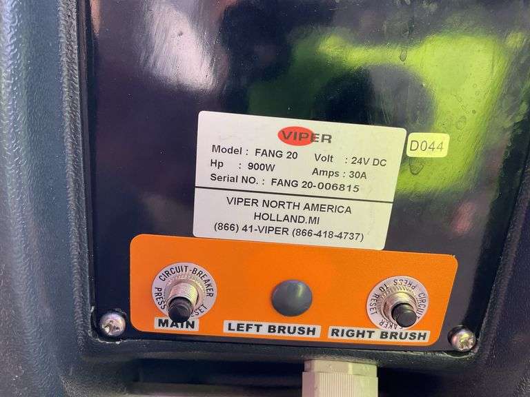 VIPER MODEL FANG 20 FLOOR SCRUBBER - Bentley & Associates, LLC