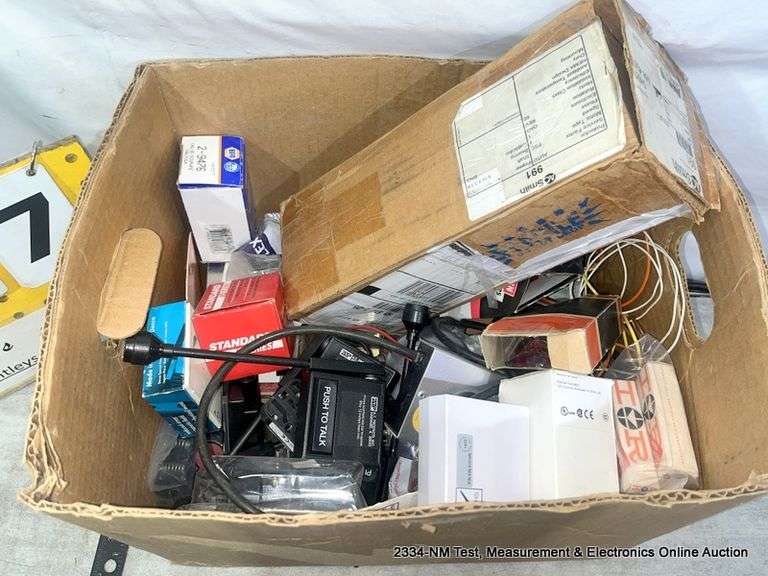 BOX: ELECTRIC MOTOR, MICROPHONES, MISC ELECTRONICS - Bentley ...