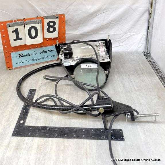 DAZOR MAGNIFYING LAMP, MODEL 8ML-100 - Bentley & Associates, LLC