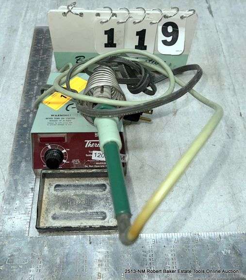 HEXACON THERM-O-TRAC TEMPERATURE CONTROL SOLDERING STATION NO. 1002 ...