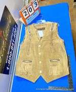 3-B WEST TANENSMITH LEATHER VEST - Bentley & Associates, LLC