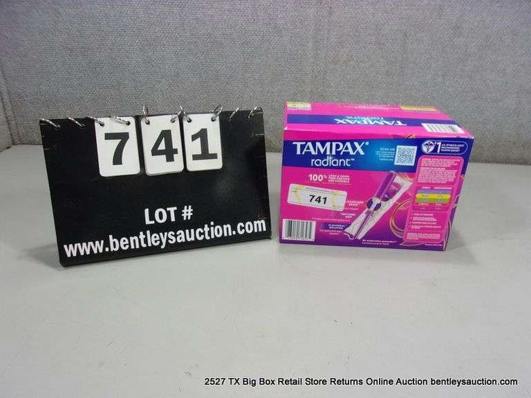 BOX:TAMPAX RADIANT 80 TRIPLE PACK - Bentley & Associates, LLC